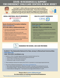 Child Care In New Jersey - Coronavirus Disease 2019 (COVID-19)